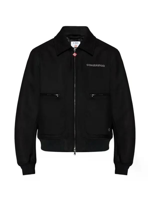 Casablanca Zip Pocket Jacket - Black
