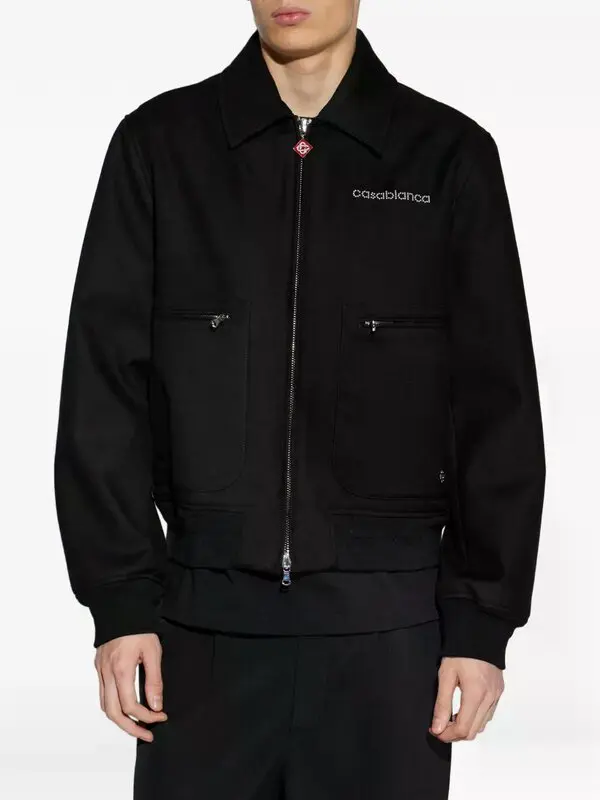 Casablanca Zip Pocket Jacket - Black