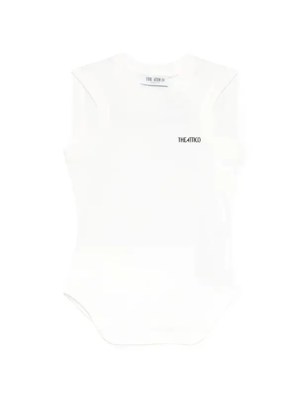 Attico Cut Out Tank Top - White