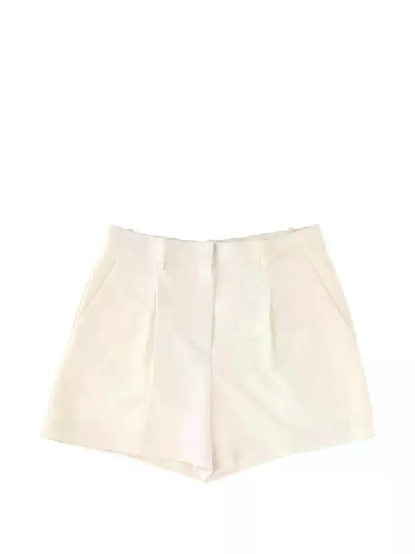 Theory Pleated Shorts - Neutrals