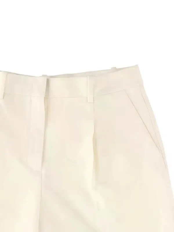 Theory Pleated Shorts - Neutrals