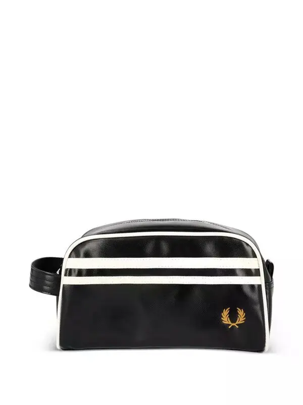 Fred Perry Logo Detail Wash Bag - Black