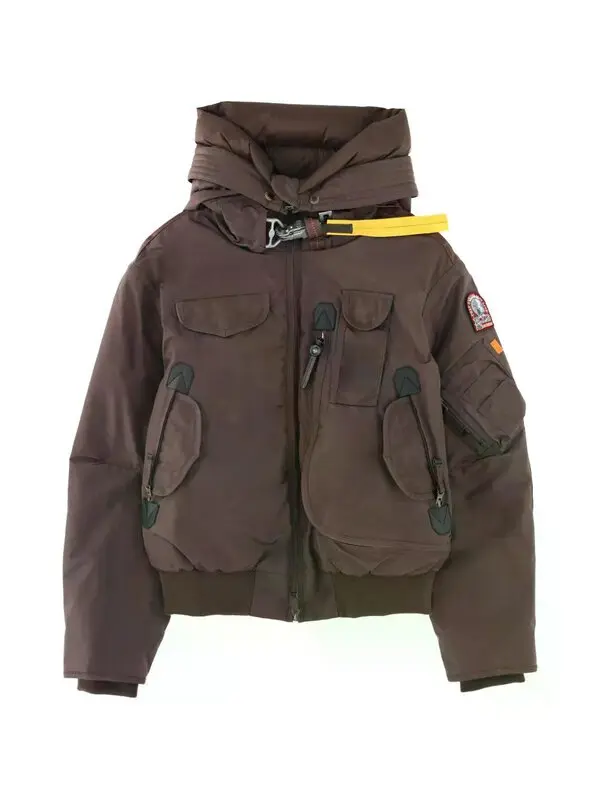 PARAJUMPERS Hooded Pocket Jacket - Brown