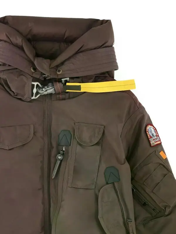 PARAJUMPERS Hooded Pocket Jacket - Brown
