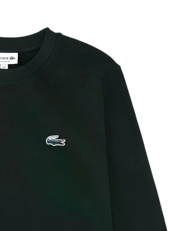 Lacoste Logo-appliqué Sweatshirt - Green