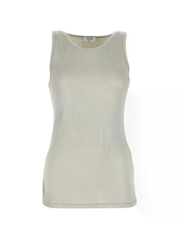 Filippa K Ribbed-knit Tank Top - Green