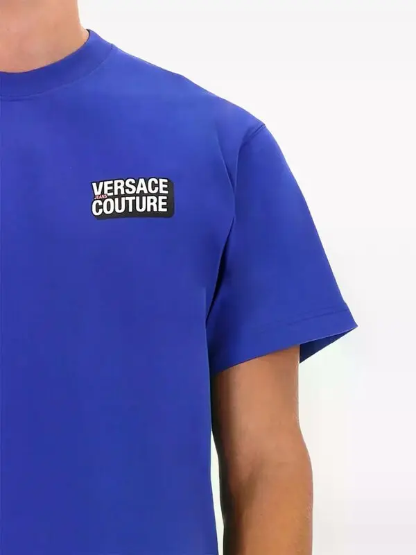 Versace Logo-patch T-shirt