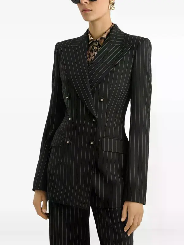 Dolce & Gabbana Striped Double-breasted Jacket