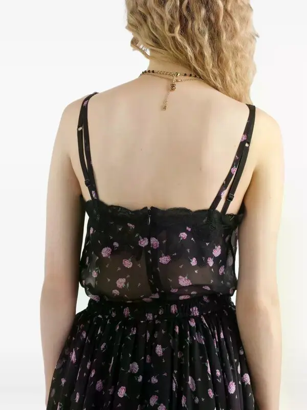 Dolce & Gabbana Floral Lace Tank Top