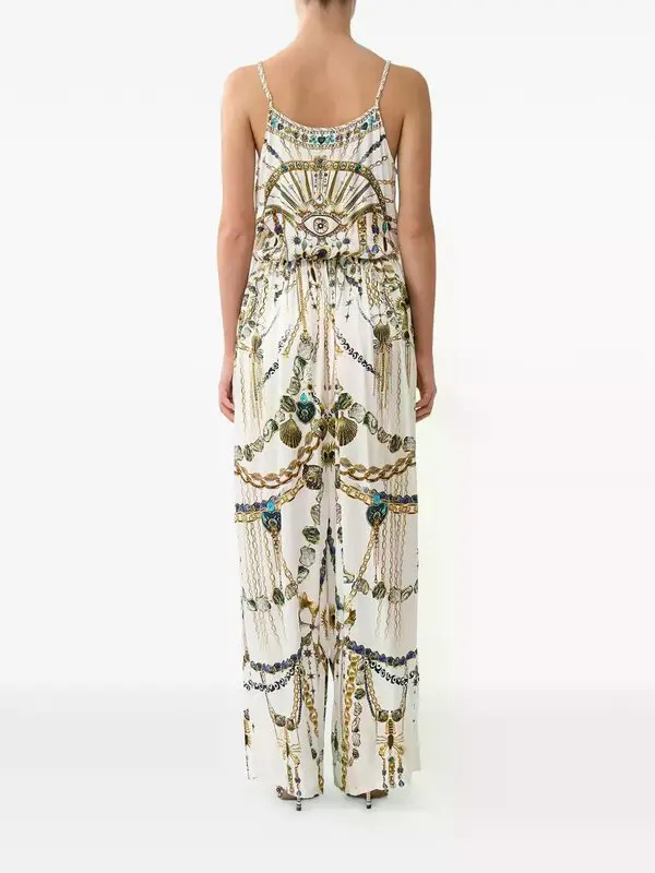 Camilla Chain-print Jumpsuit