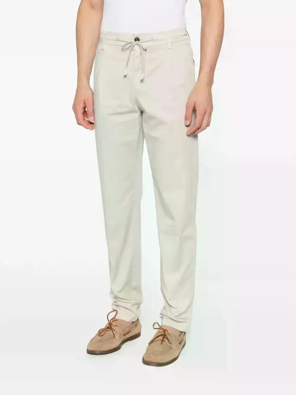 Eleventy Pleated Trousers - Neutrals