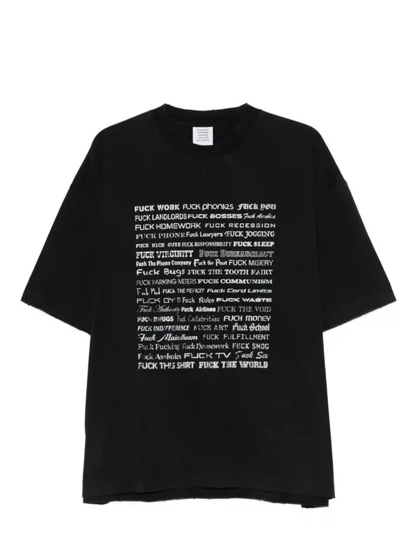 Vetements Printed T-shirt