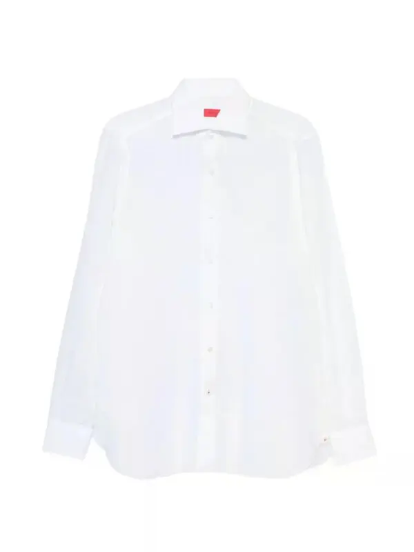Isaia Buttoned Long-sleeve Shirt