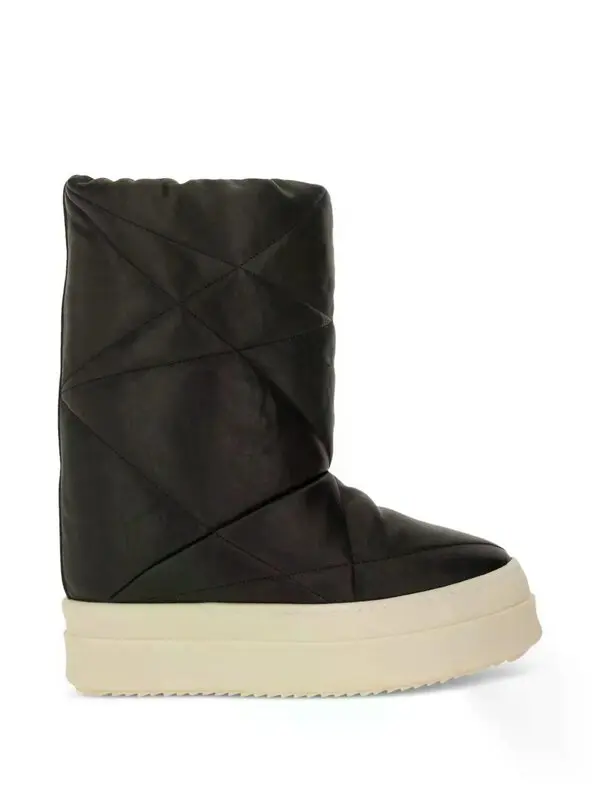 Rick Owens Quilted Platform Boots