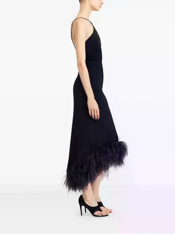 16Arlington Ade Feather Midi Dress