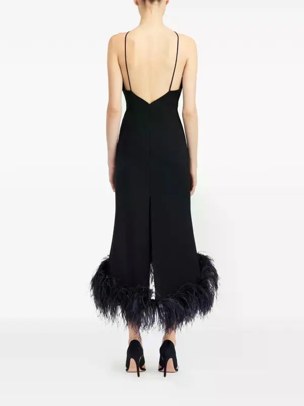 16Arlington Ade Feather Midi Dress