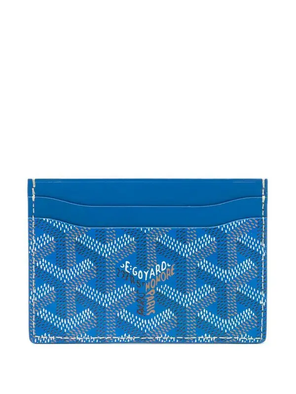 Goyard Pre-owned Scrooge Mcduck-print Saint Sulpice Card Holder - Multicolour