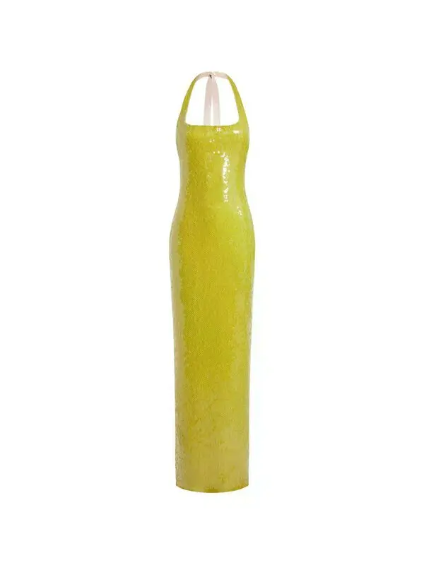16Arlington Auden Sequin Halterneck Maxi Dress
