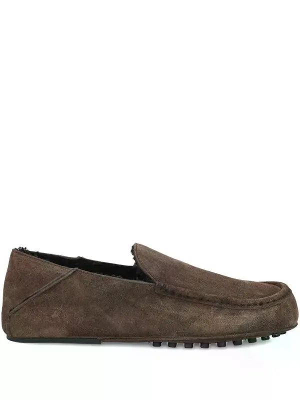TOD'S Suede Flat Loafers