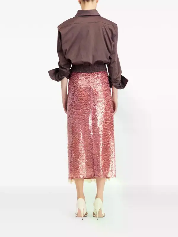 16Arlington Dia Sequinned Midi Skirt