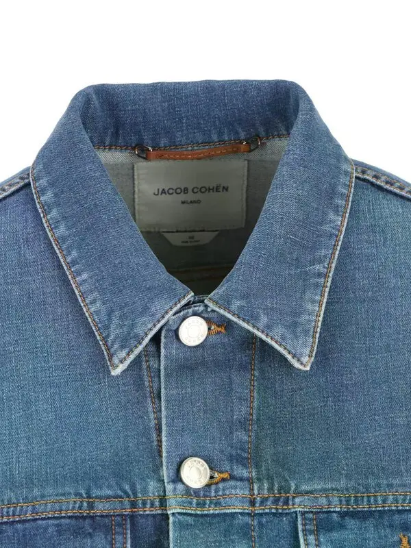 Jacob Cohen Buttoned Denim Jacket - Blue