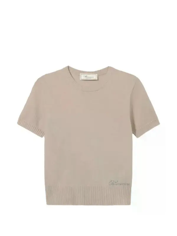 Blumarine Short-sleeve Top - Neutrals