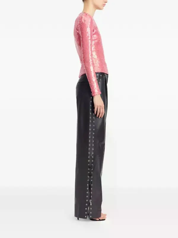 16Arlington Tanith Sequin Top - Pink