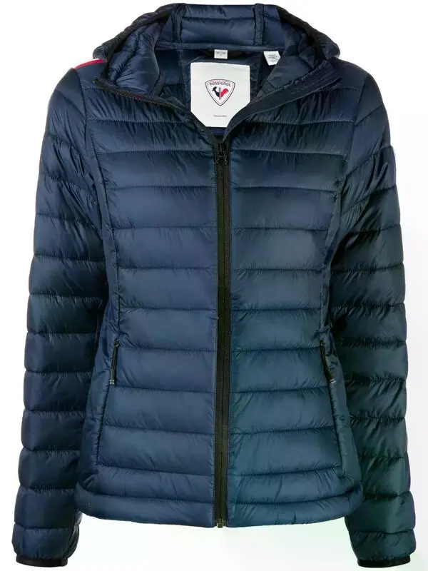 Rossignol Lightweight Hooded Puffer Jacket - Blue
