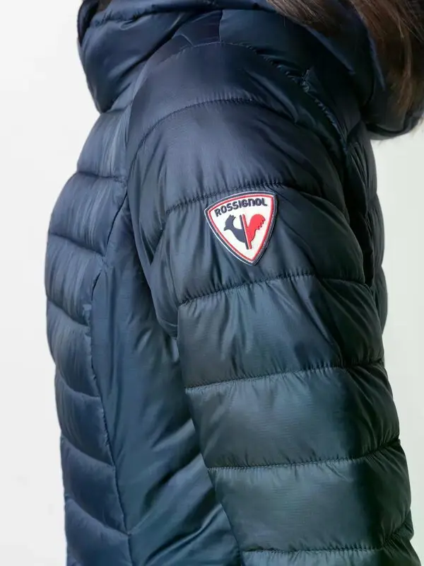 Rossignol Lightweight Hooded Puffer Jacket - Blue