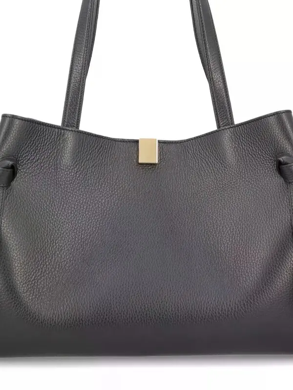 Yuzefi Gyoza Knot-detail Tote Bag - Black