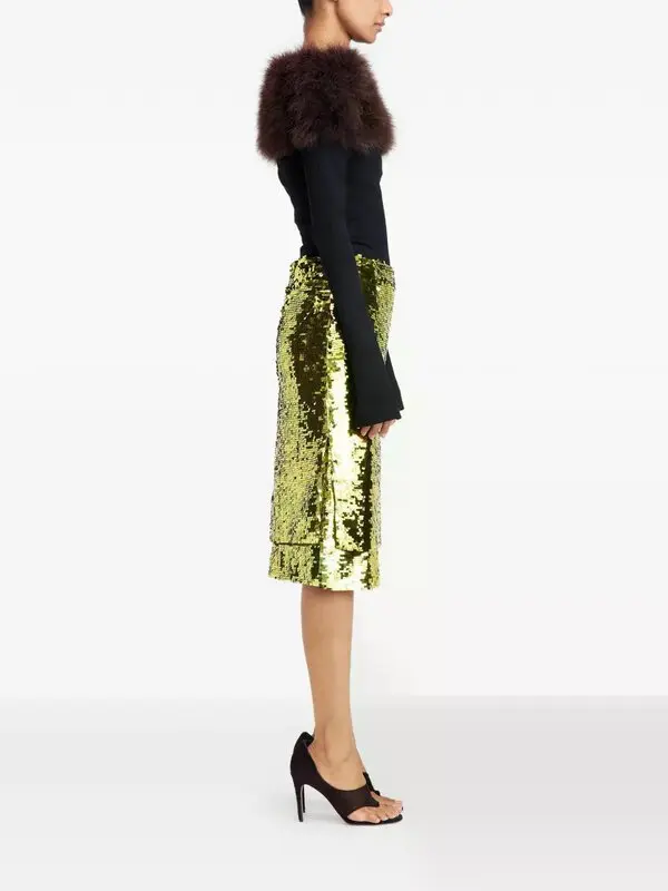 16Arlington Nyla Sequin Midi Skirt