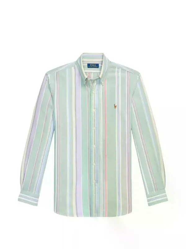 Polo Ralph Lauren Striped Long-sleeve Shirt - Green