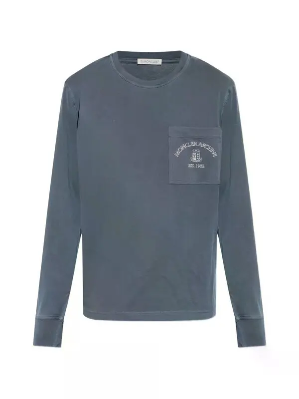 Moncler Long-sleeved T-shirt - Blue