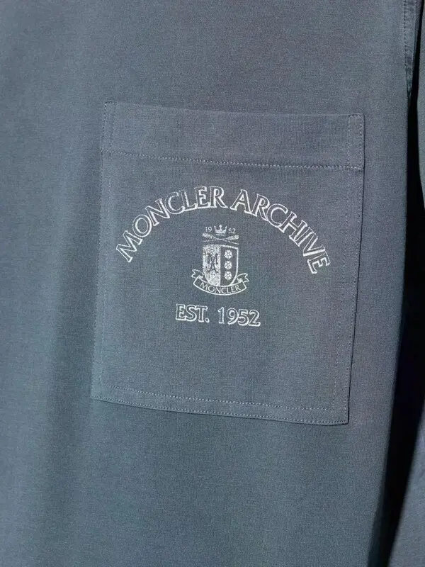 Moncler Long-sleeved T-shirt - Blue