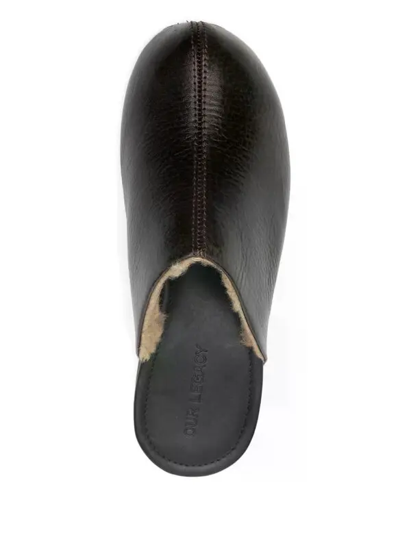 Our Legacy Naoto Hand-cut Metal-stitch Mules