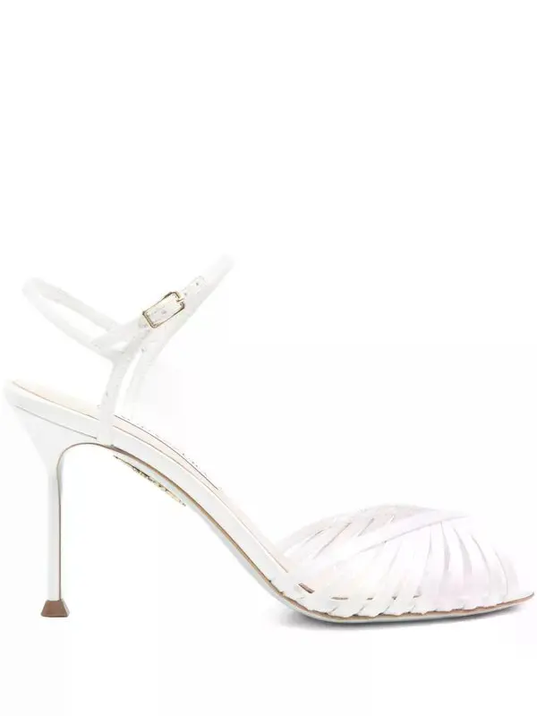 AQUAZZURA Hold Me Sandals - White