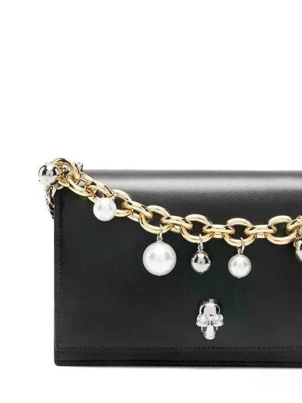Alexander McQueen Skull Chain Embellished Clutch