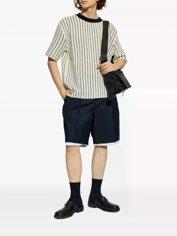 JIL SANDER Striped Crew-neck T-shirt - Neutrals