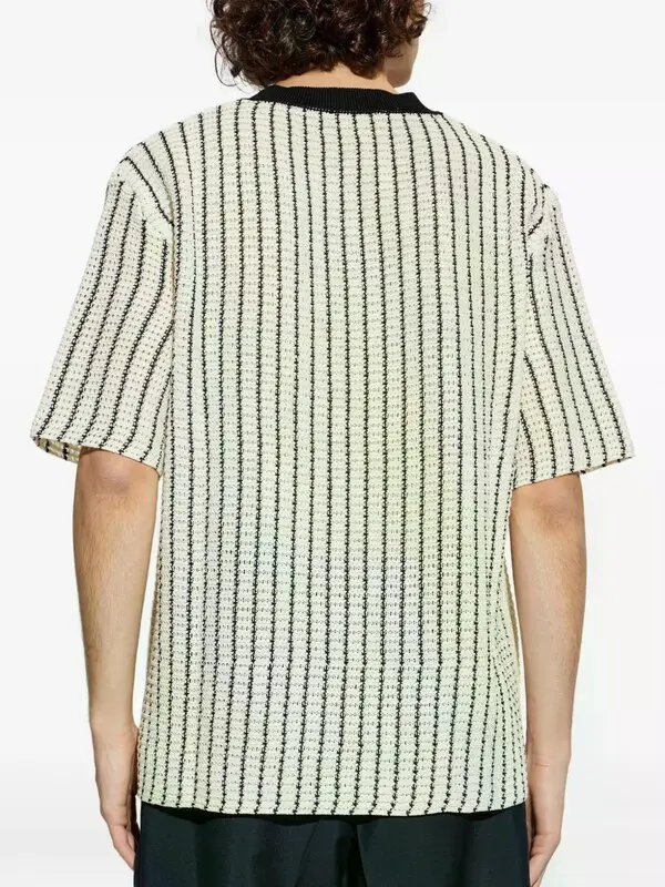 JIL SANDER Striped Crew-neck T-shirt - Neutrals