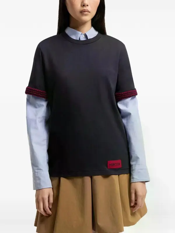 Moncler Contrasting Trim T-shirt