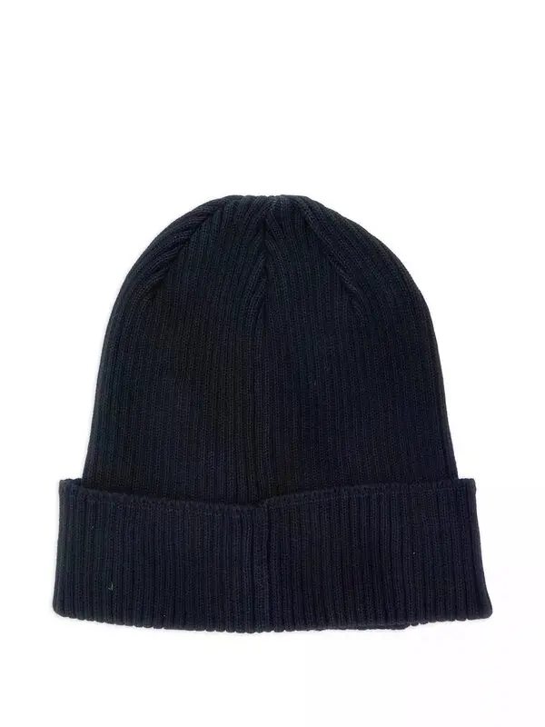 C.P. COMPANY Cotton Goggle Beanie Hat - Blue