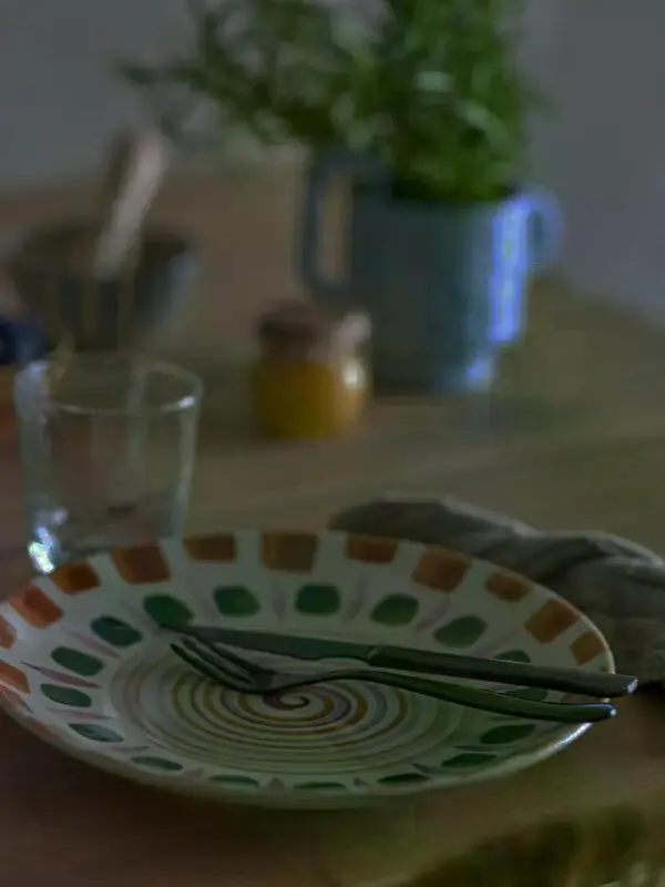 BLOOMINGVILLE Shama Patterned Plate