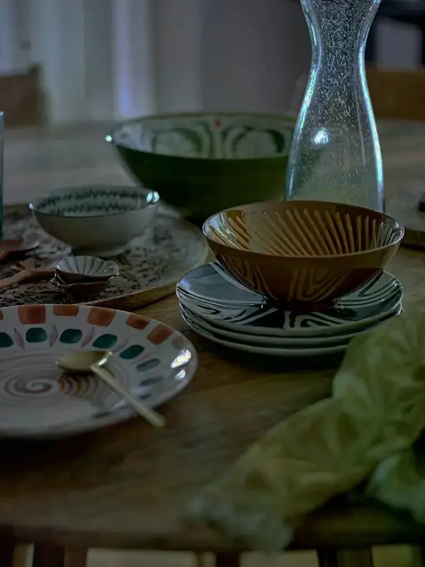 BLOOMINGVILLE Shama Patterned Plate