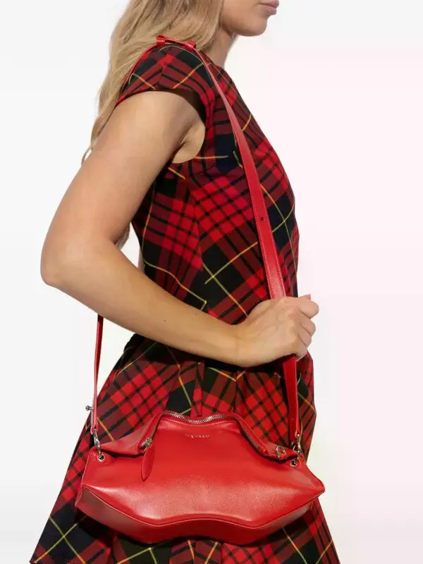Alexander McQueen Manta Zip-top Clutch Bag - Red