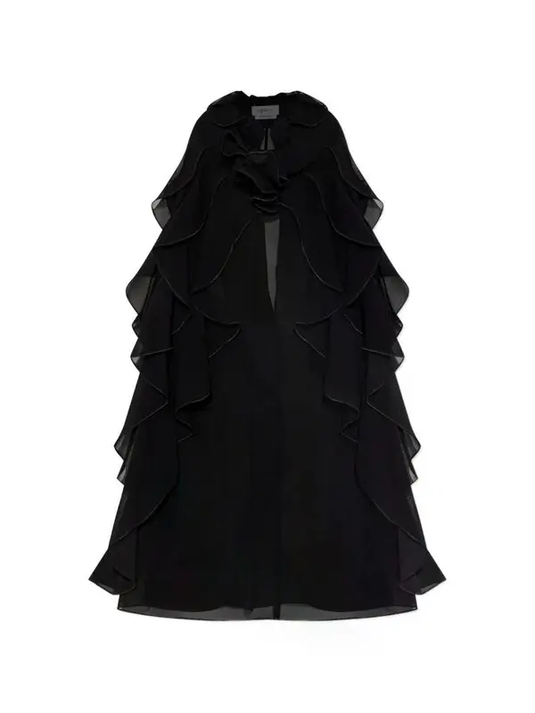Alexander McQueen Ruffled Top - Black