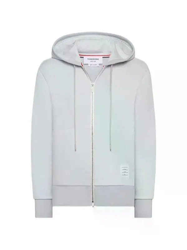 Thom Browne Zip-up Hoodie - Grey
