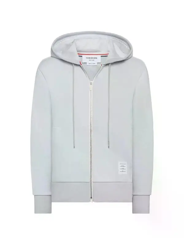 Thom Browne Zip-up Hoodie - Grey