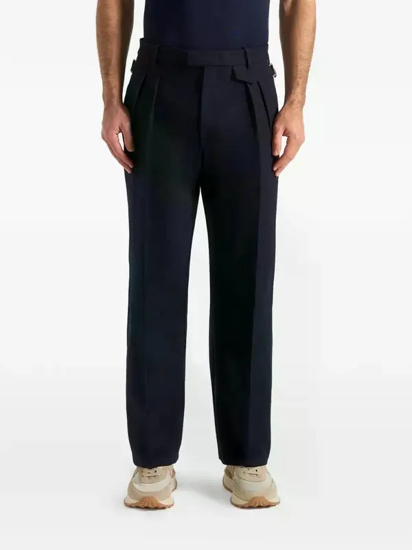 Manière De Voir Pierre Tailored Trousers - Blue