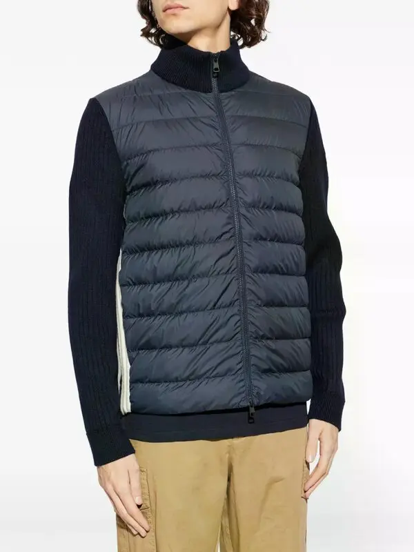 Moncler Padded Ribbed Jacket - Blue