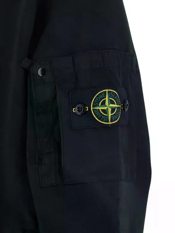 Stone Island Zip Pocket Sweatshirt